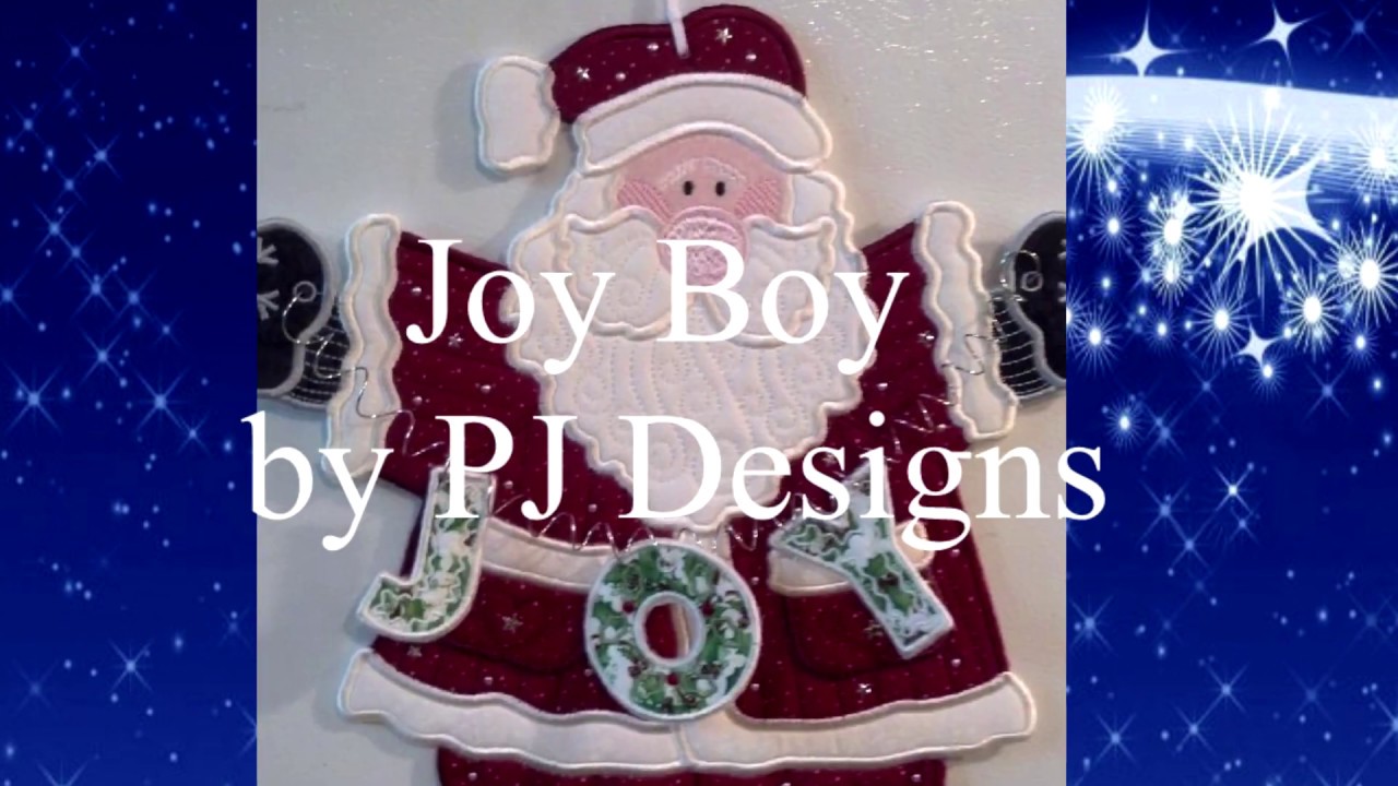 Embroidery.com Video Showcase features Joy Boy by PJ Designs. - YouTube