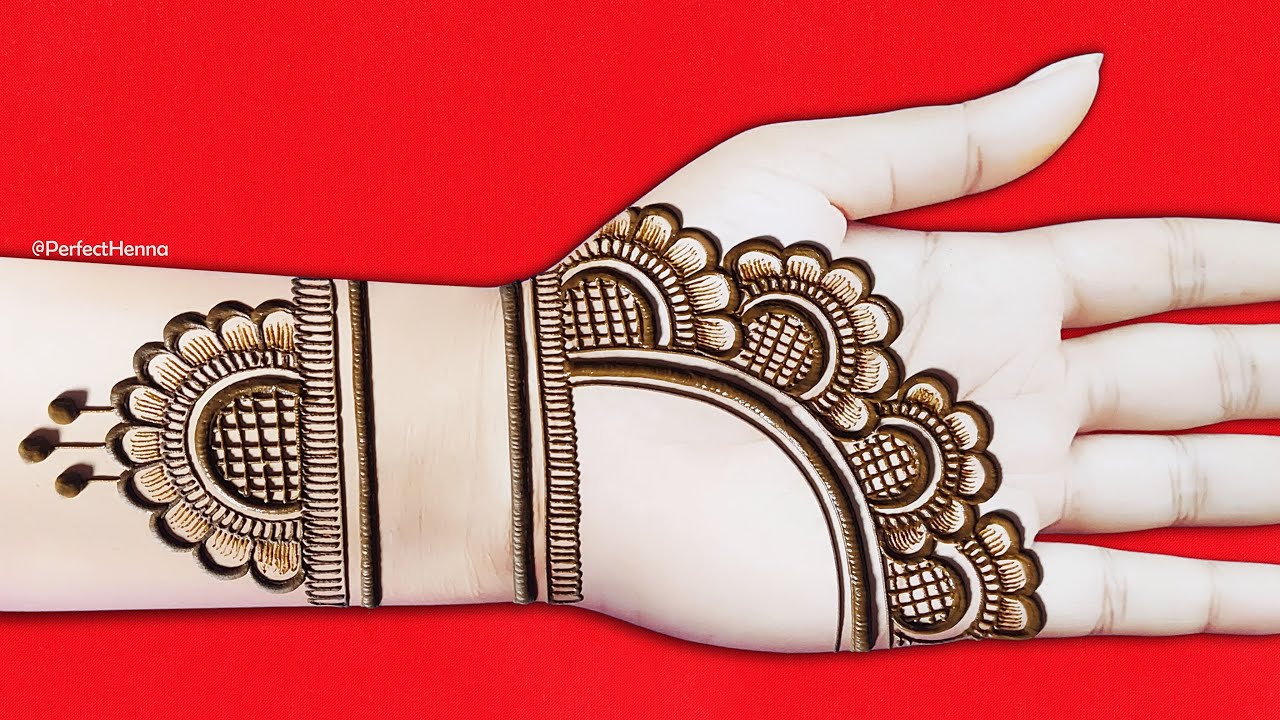 Best mehndi designs front hand | Easy mehndi design | Mehndi ka design ...