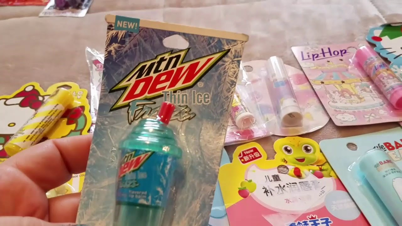 Rare lip balm collection - YouTube