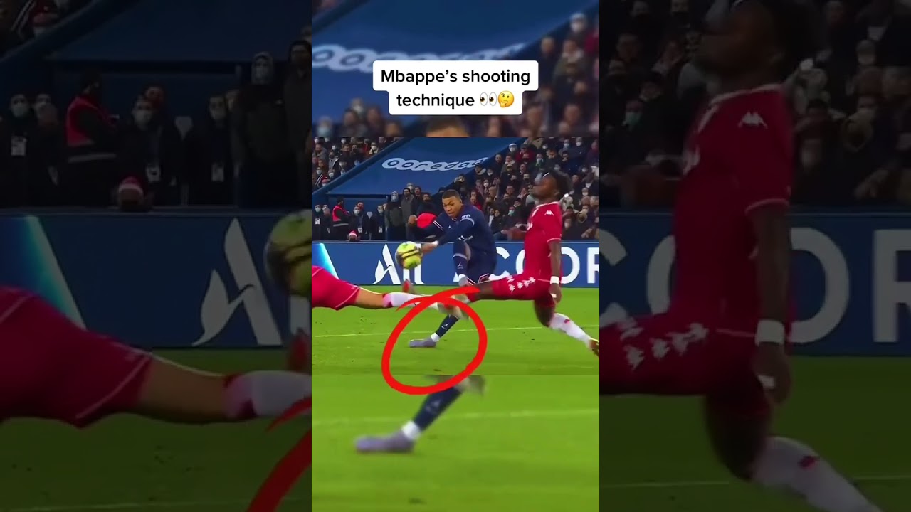 Mbappe's shooting technique👀🧠 - YouTube