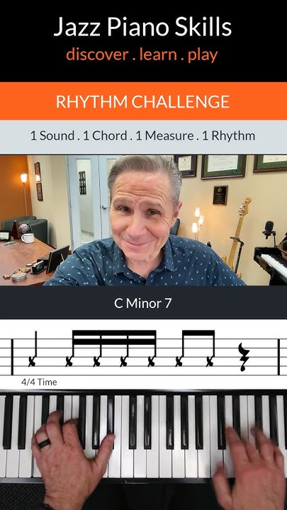 C-7 Rhythm Challenge – Sound Like a Pro in 1 Measure 💪 #jazzrhythms # ...