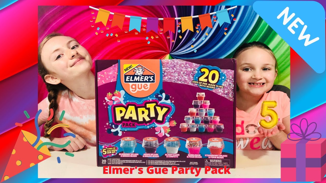 New! Elmer’s Gue Party Pack Unboxing - YouTube