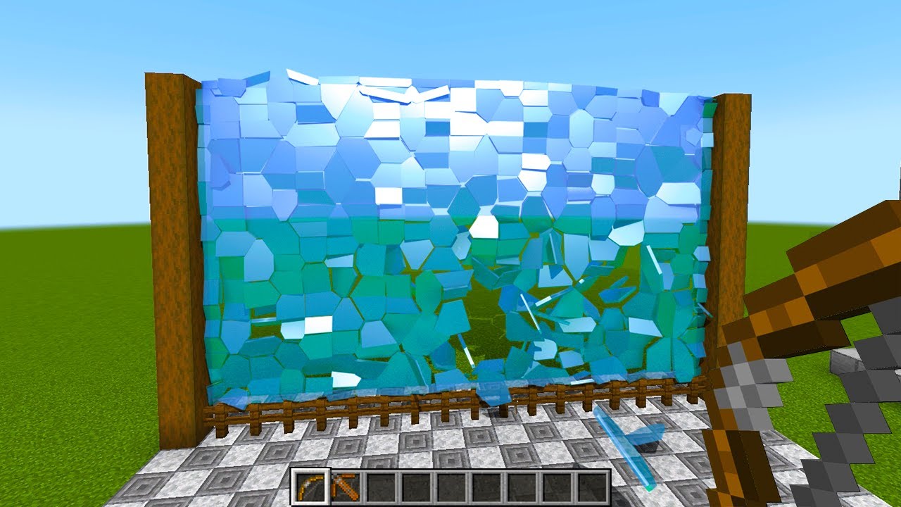 I've built this too realistic glass panel in Minecraft #5 - YouTube