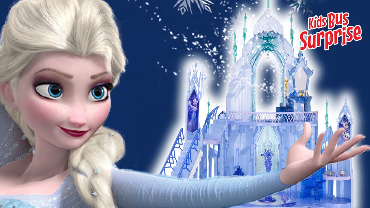Disney ♥︎ Frozen Elsa's MAGIC Ice Castle Unboxing! - YouTube