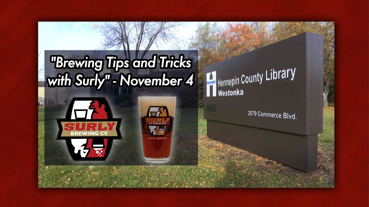 Surly Brewing Tips & Tricks at Westonka Library: November 4, 2015 - YouTube