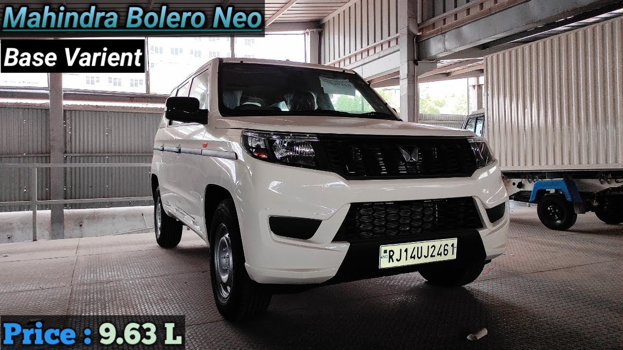 Mahindra Bolero Neo 2023 | Base Variant N4 | Interior,Exterior,Price ...