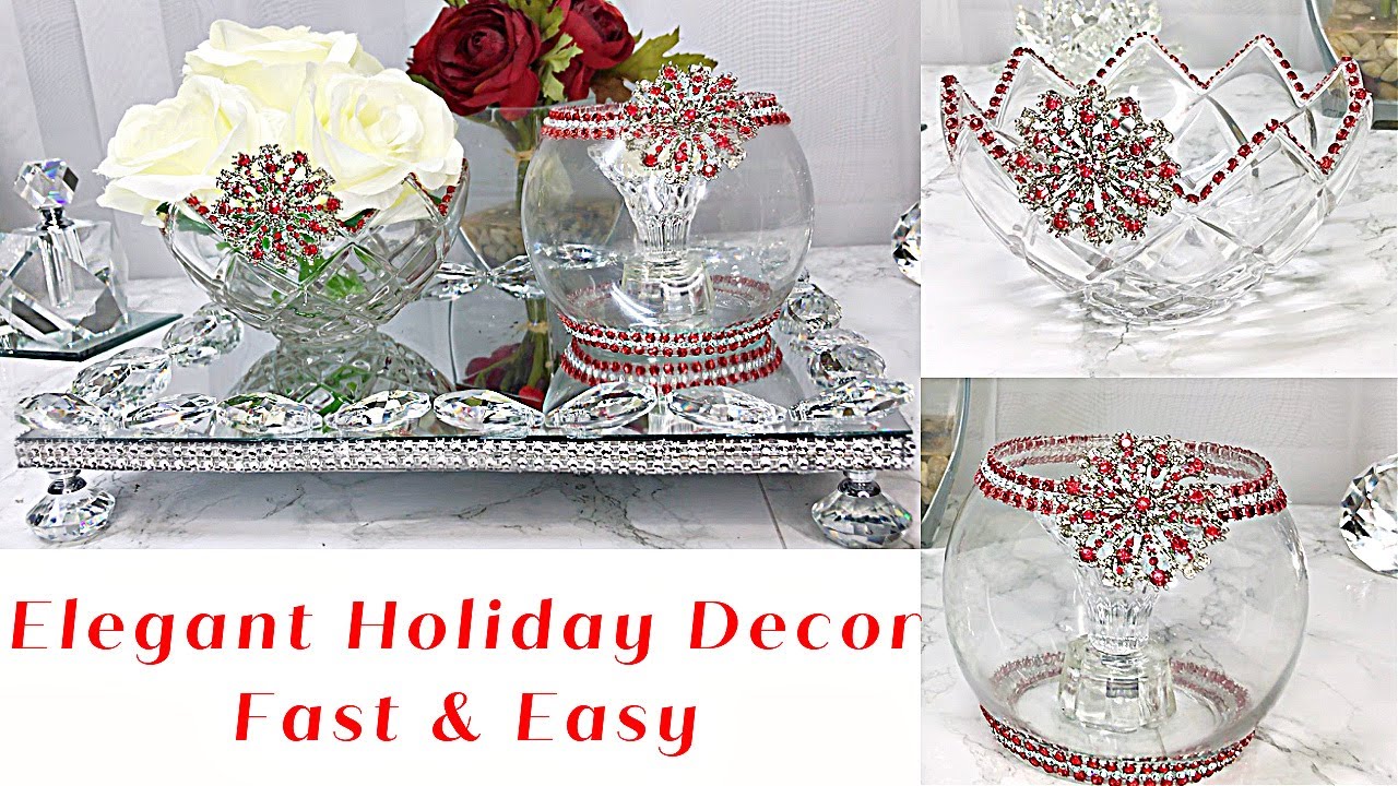 ELEGANT HOLIDAY DECOR Fast and Easy DIY Room Decor Room Decorating ...