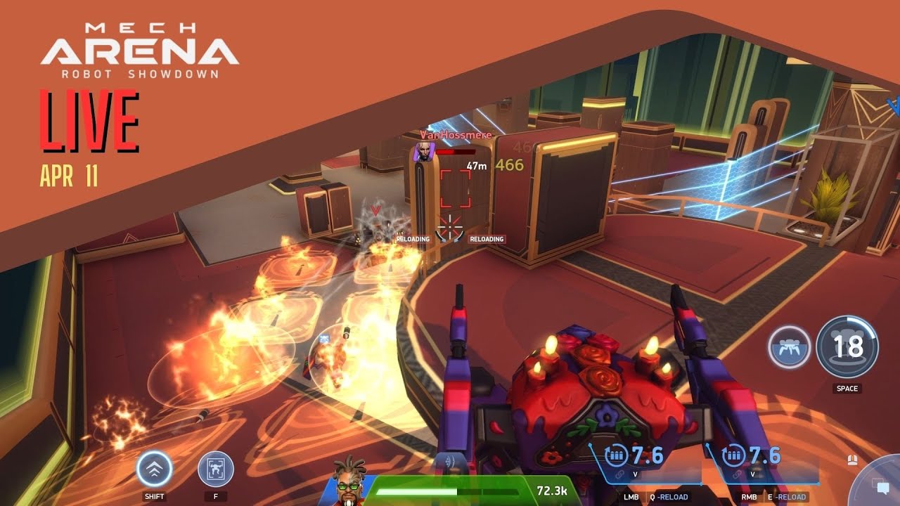 Live 🔴 Mech Arena |April 11 #PKGameAndApps #mecharena - YouTube