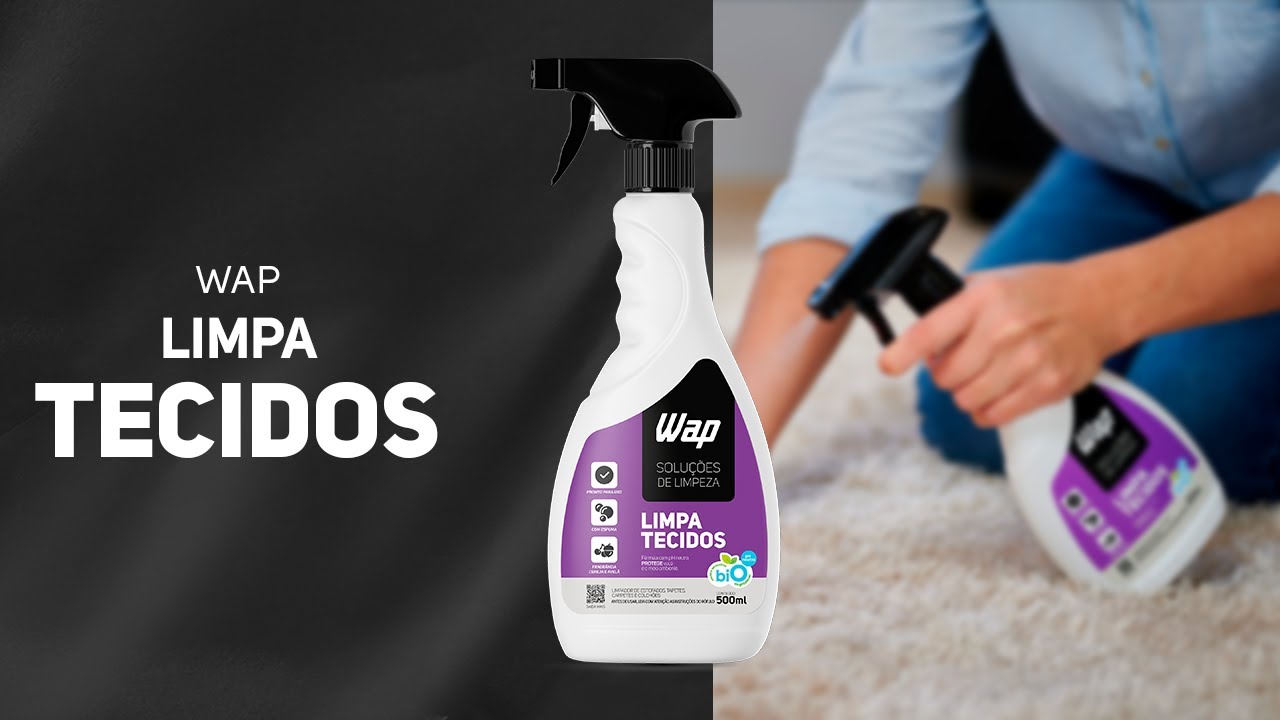 Limpa Tecidos WAP: Alto poder de limpeza para o seu dia a dia - YouTube