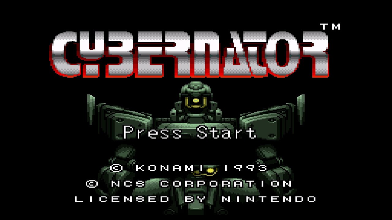 Cybernator (European version) Intro and Demo - YouTube