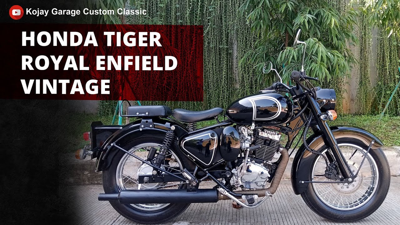 Modifikasi Honda Tiger Jadi Royal Enfield zaman Perang Dunia - Kojay ...