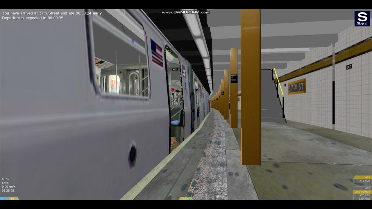 Openbve R179A V7 Alstom G Train Arriving & Departing at 37th Street - YouTube