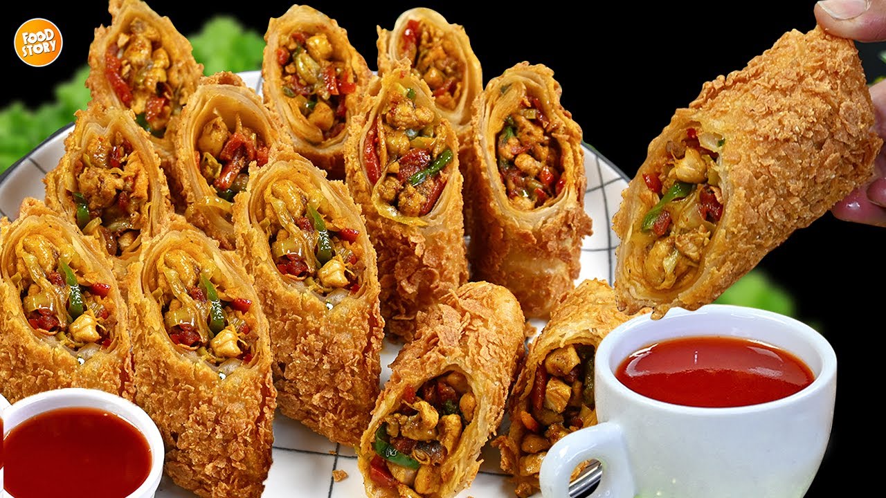 Ramzan Special Kurkure Spring Roll Recipe,Ramadan Snacks Recipes 2024 ...
