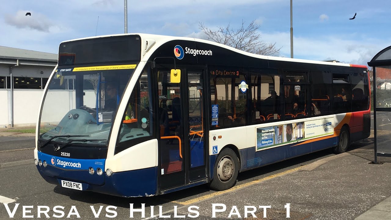 MAN-Engined Optare Versa versus Steep Hills (PX08 FNC) - YouTube