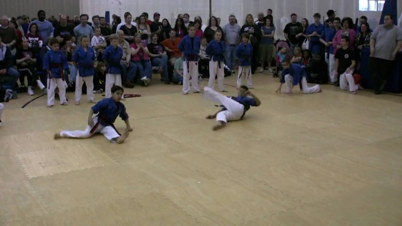 Action Karate HV Jr. Demo Team-Action Tournament April 2010 - YouTube