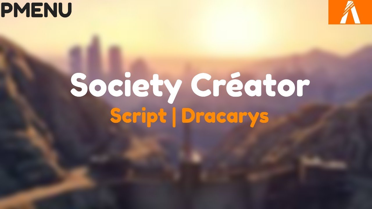 Fivem Script | Society Creator by Dracarys | pMenu - YouTube