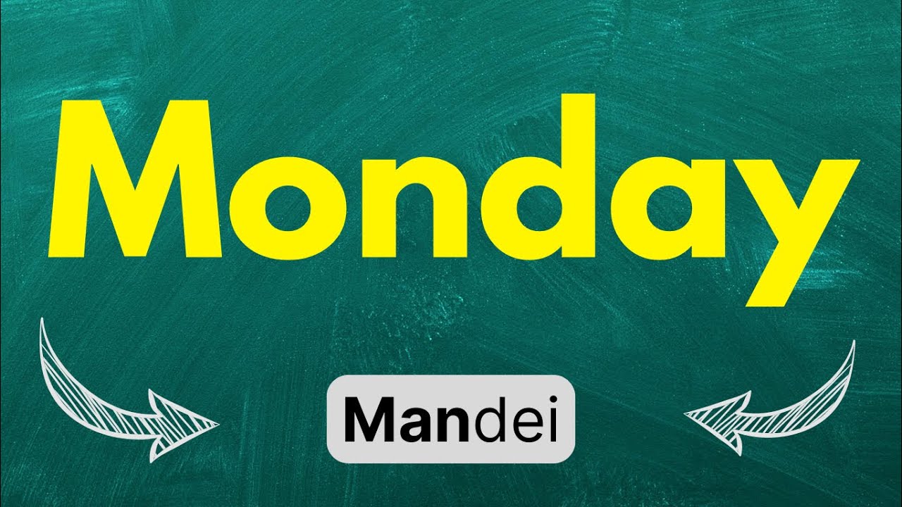 Cómo pronunciar: 'Monday' 'Lunes' en inglés Americano con ejemplos ...