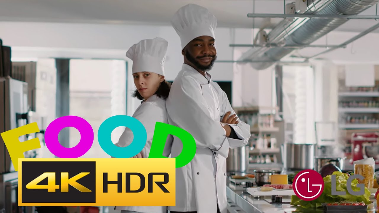 4K DEMO VIDEO | BEST FOOD 4K | LG OLED & QLED VIDEO 🍗🍔🥩 - YouTube