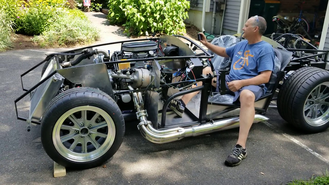 First start Blueprint 347 in my FFR Roadster - YouTube