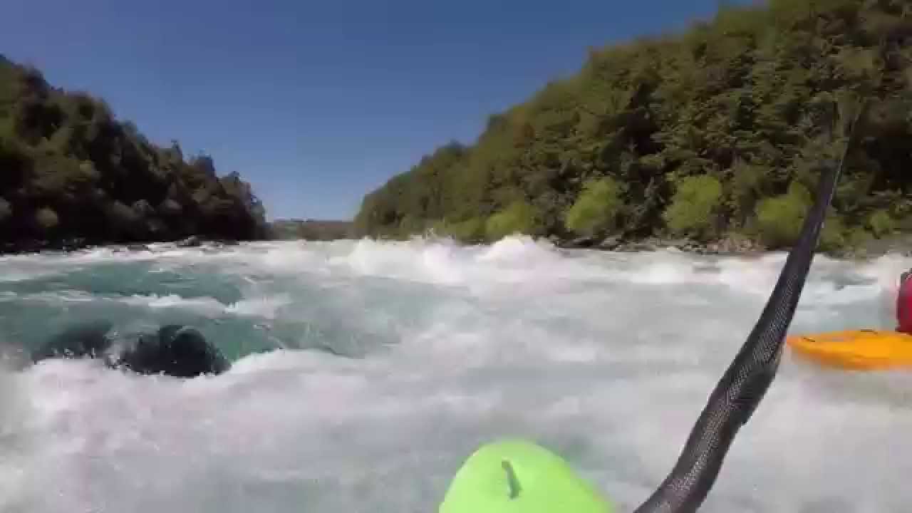 Kayaking Mundaca Rapid (Take 2) - Futaleufu River, Chile - YouTube