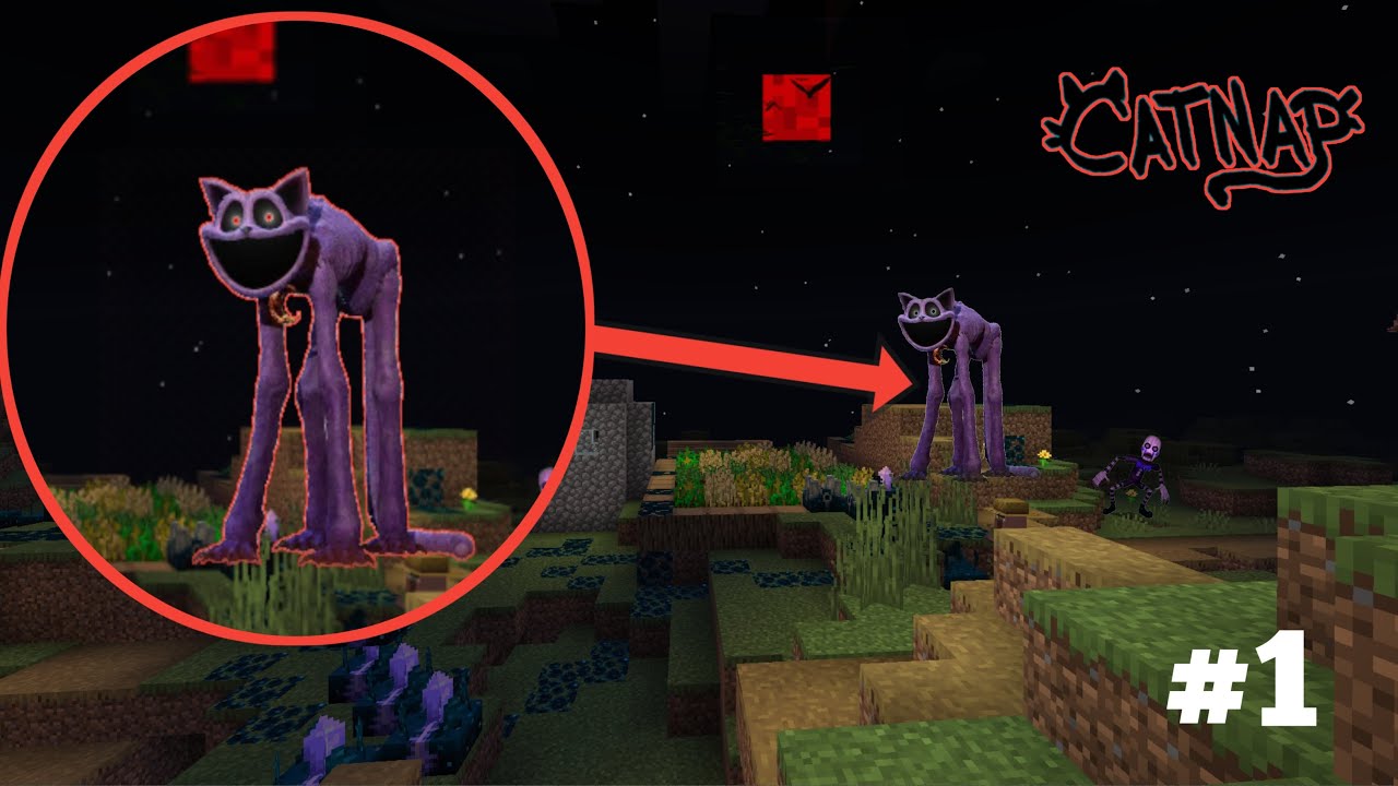 i Found Real Scary CATNAP in Minecraft😨 MINECRAFT HORROR | Part 1 ...