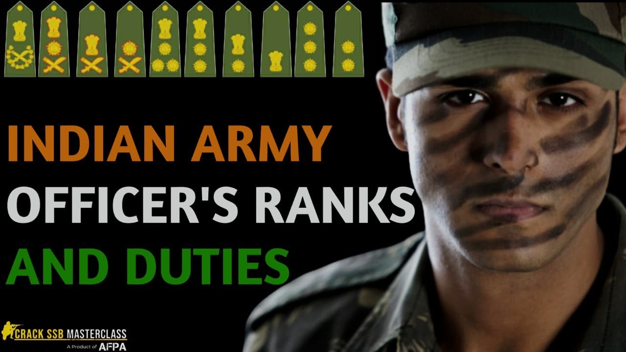 Indian Army Officer Ranks, Insignia, Hierarchy& Duties | Lieutenant's ...