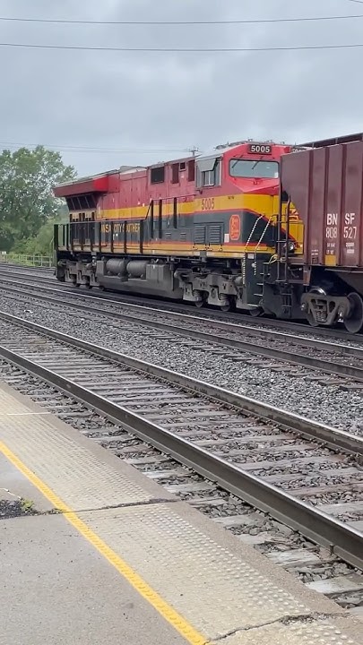KCS 5005 As A Rear DPU On CSX B727 At Depew Station 7/16/24 - YouTube