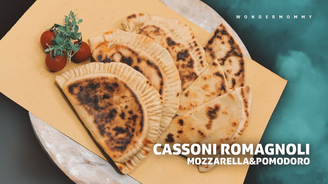 Cassoni romagnoli mozzarella e pomodoro| Le ricette di Wonder Mommy ...