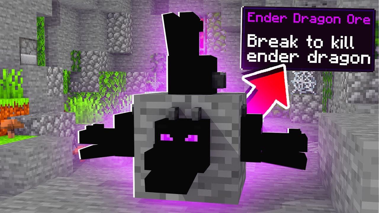 Minecraft But Ender Dragon Is Ore - YouTube