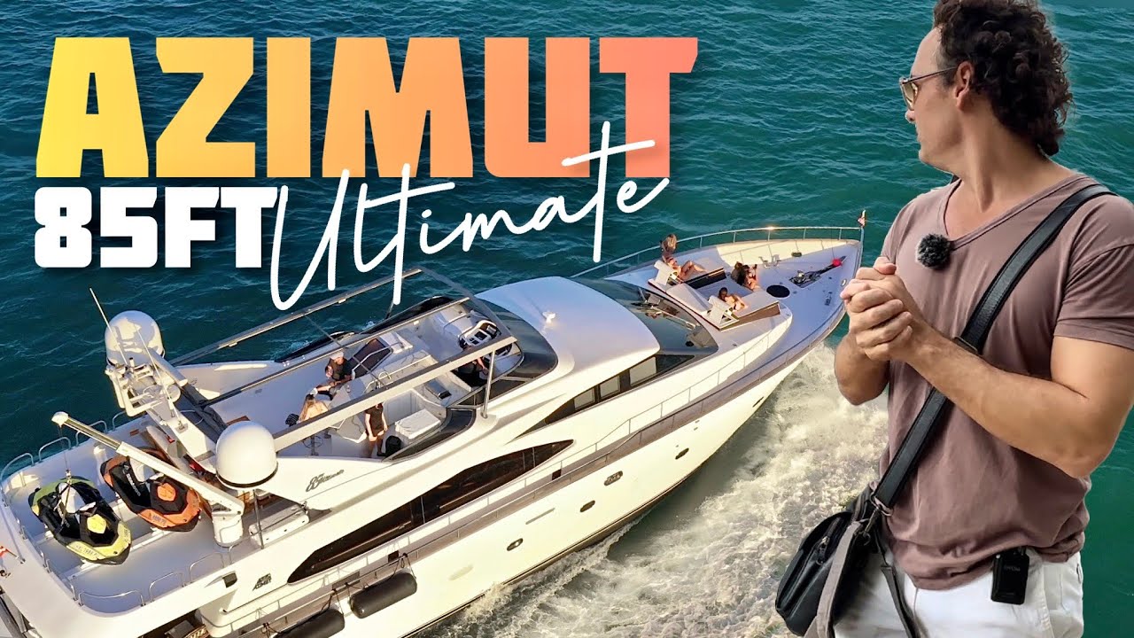 2001/2019 Azimut 85 Ultimate Yacht Tour - YouTube