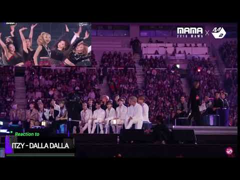 191204 BTS ATEEZ MONSTA X SEVENTEEN REACTION TO ITZY DALLA DALLA & ICY MAMA 2019