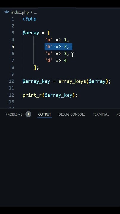 Extracting Keys from an Associative Array #coding #programming #phpdeveloper #php #shorts - YouTube