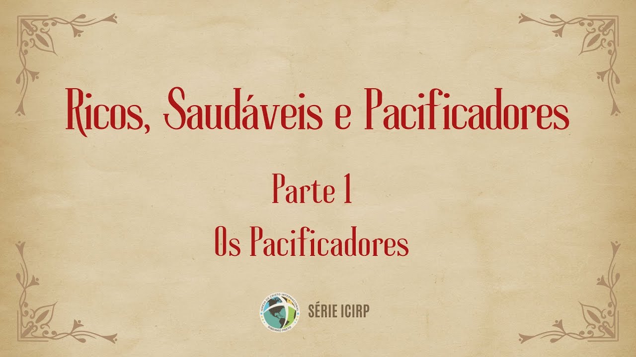 Série - Ricos, Saudáveis e Pacificadores | Parte 1 - Os Pacificadores ...