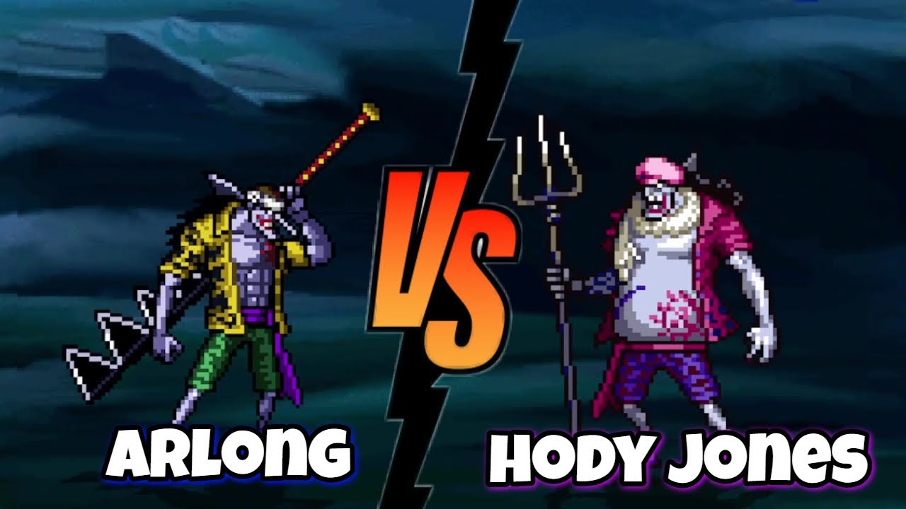 Arlong Vs Hody jones one piece fights / mugen - YouTube