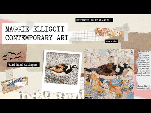 Creating Mixed Media Ruddy Turnstone (Bird Series) by Artist Maggie Elligott - YouTube