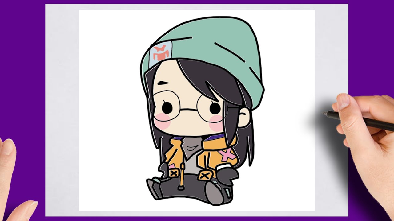 How to Draw Easy MINI KILLJOY - VALORANT - YouTube