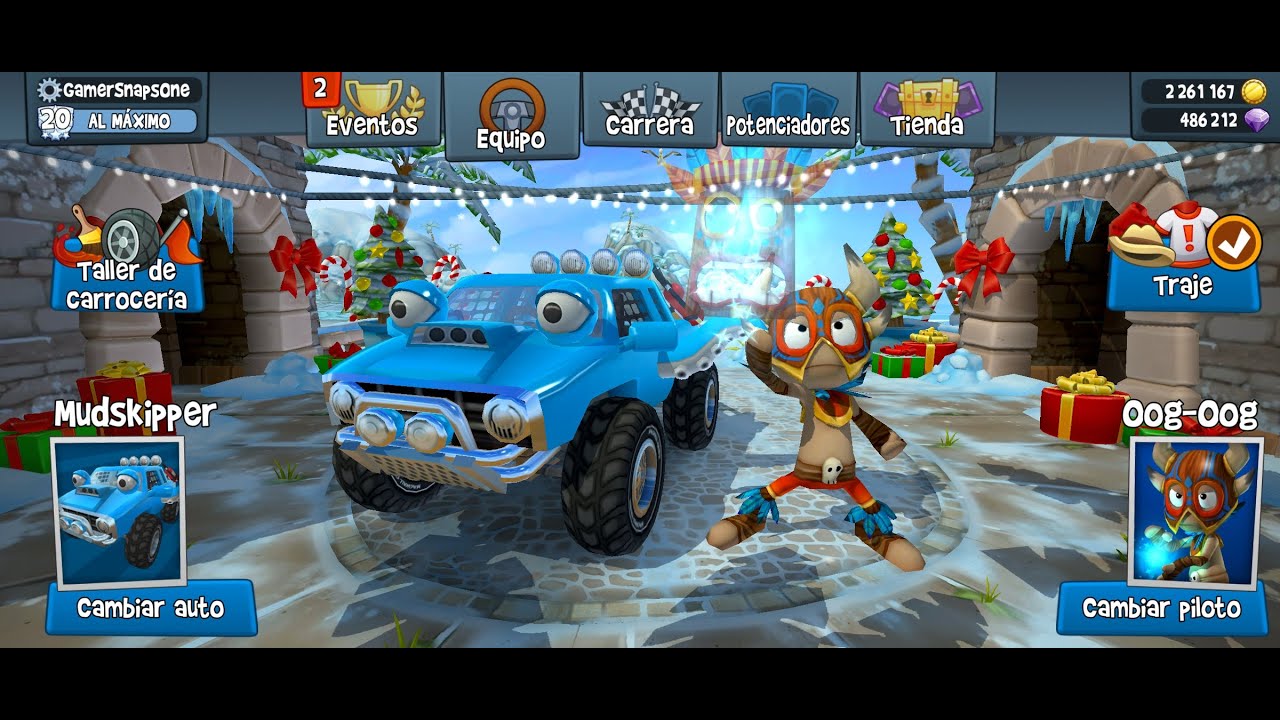 Juego, Como, gamer, Beach Buggy Racing 2 || Oog-Oog | MudSkipper Dragon ...