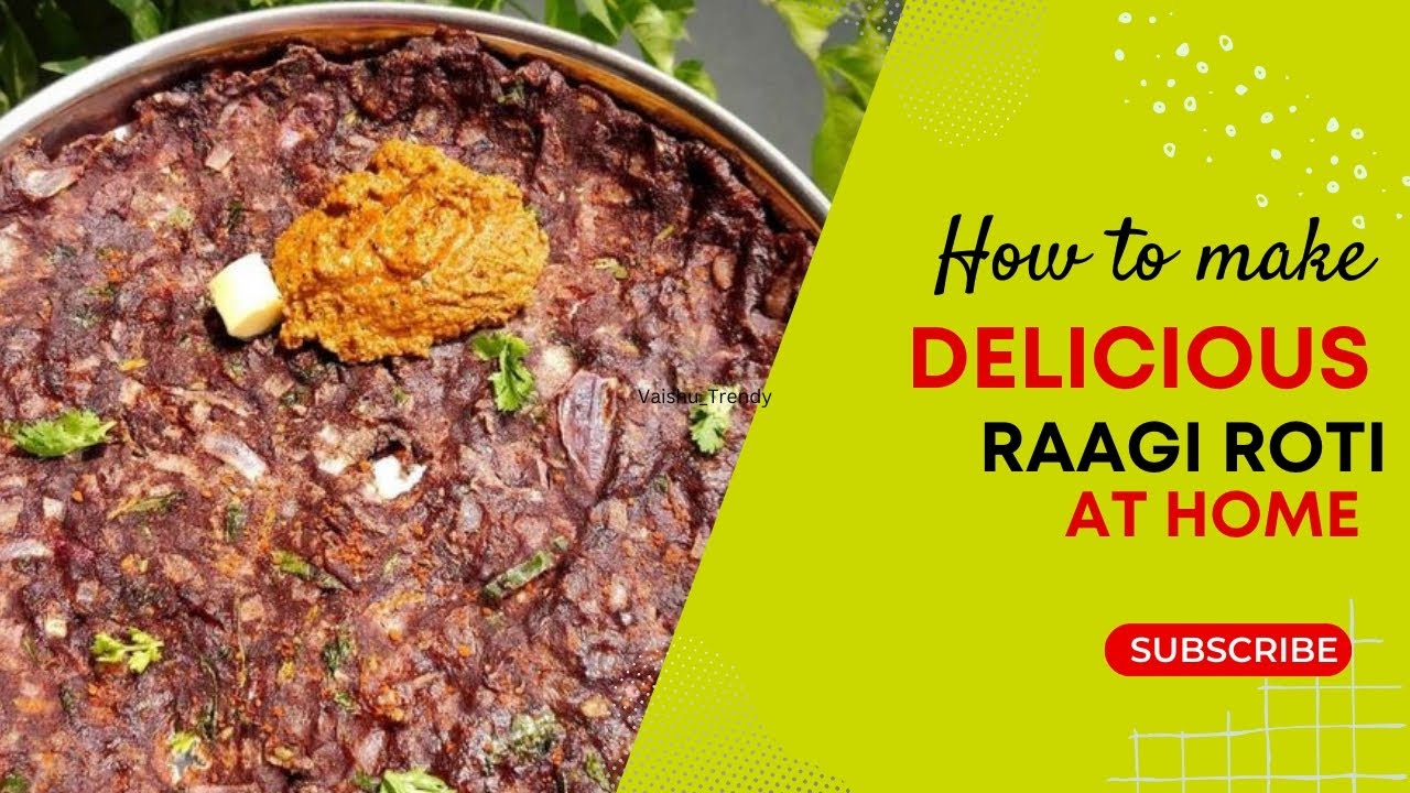 Delicious Raagi rotti at your home in just five minutes - YouTube