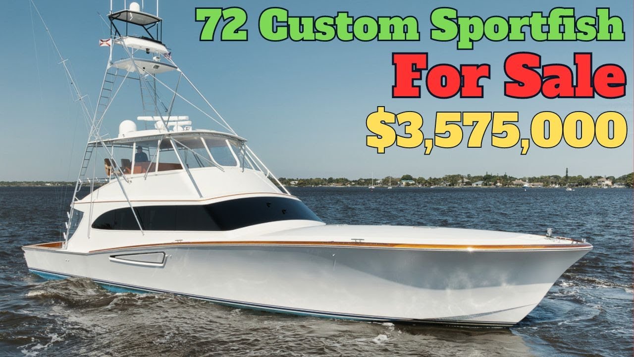 Custom Jim Smith Convertible Sportfishing Boat For Sale - Walkthrough ...
