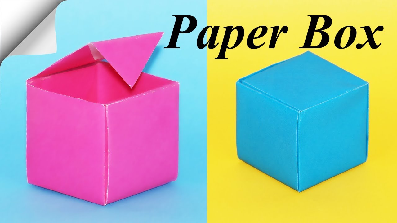 How To Make A Paper Box | Paper Box | DIY Paper Box | DIY Easy Paper ...