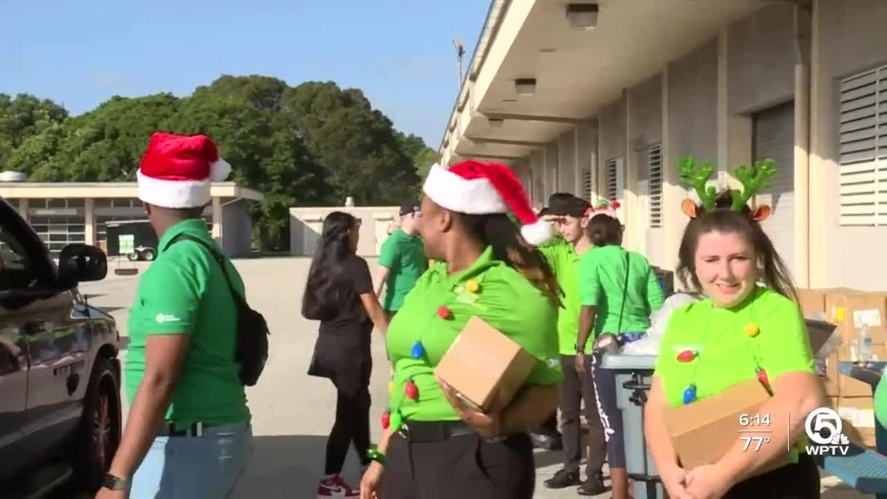 $200K worth of supplies distributed to Palm Beach County schools - YouTube