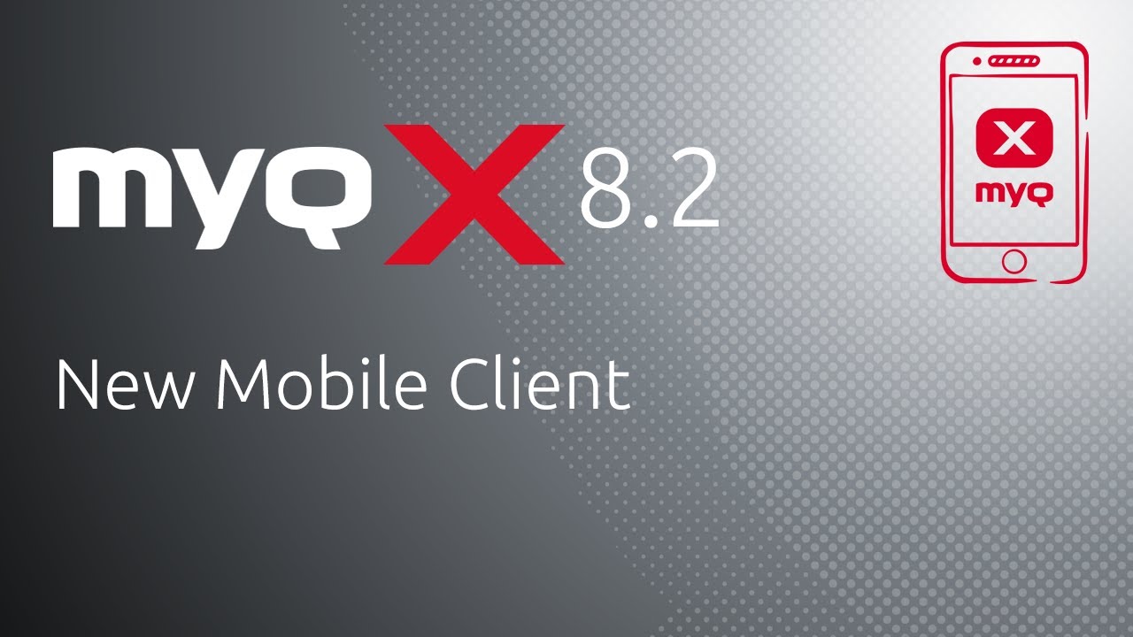 New MyQ X Mobile Client - YouTube
