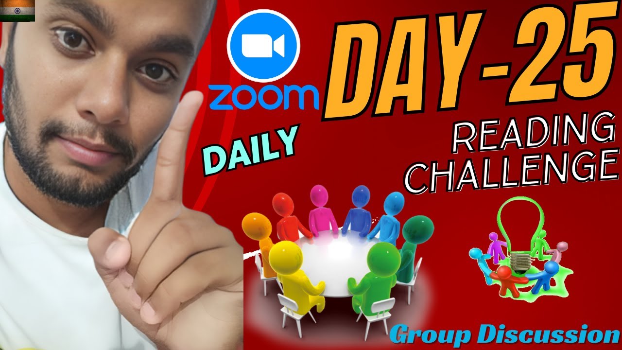 Day 25 | Group Discussion | Zoom Reading Challenge - YouTube