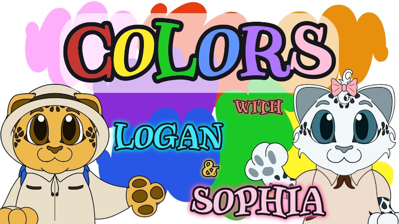 Learn About Colors! Logan and Sophia's Learning Corner - YouTube