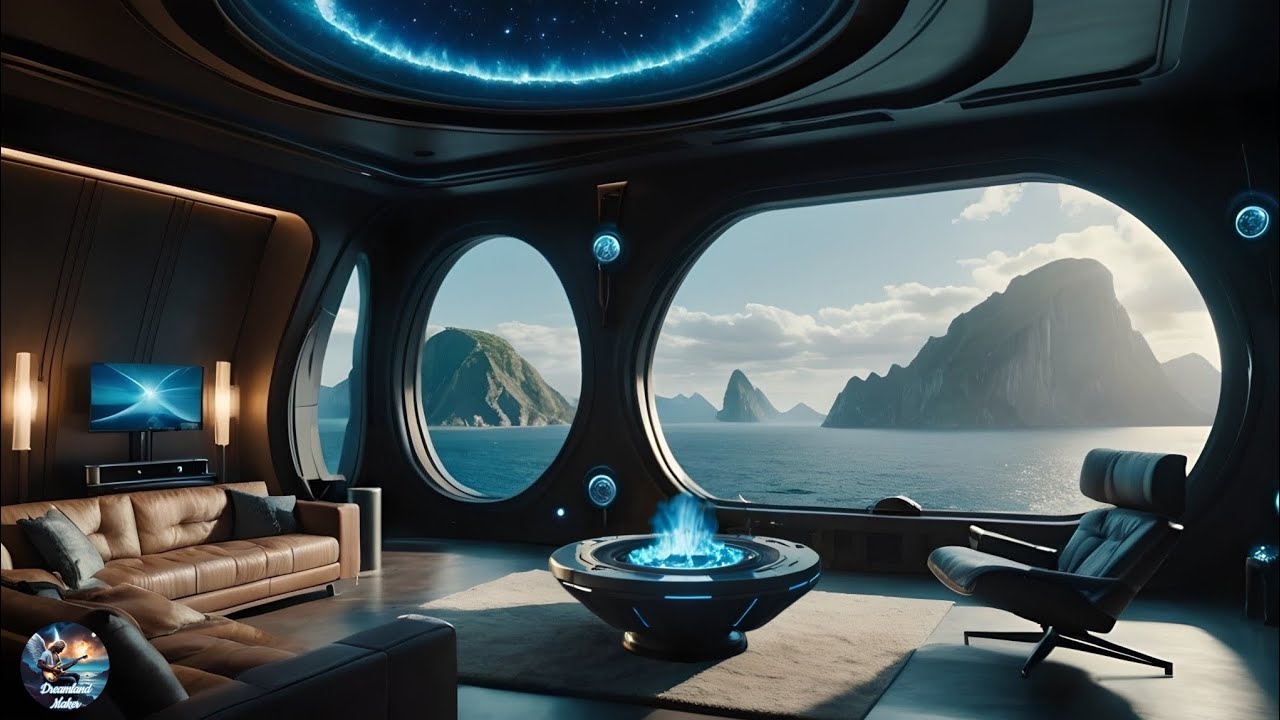 Interstellar Serenity: Relaxing in a Spaceship Oasis 🚀 Epic / Sci-fi ...