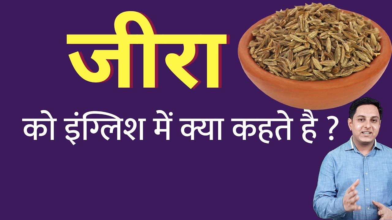 जीरा को इंग्लिश में क्या कहते हैं ? jeera ko English mein kya kahate ...