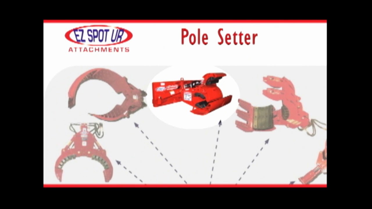 Rotating Heavy Duty Pole Setter (EZ-HD08) Commercial - YouTube