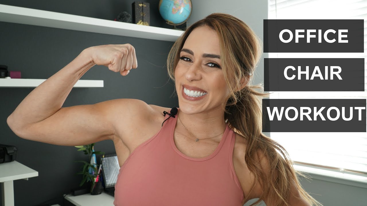 OFFICE CHAIR WORKOUT | Chady Dunmore - YouTube