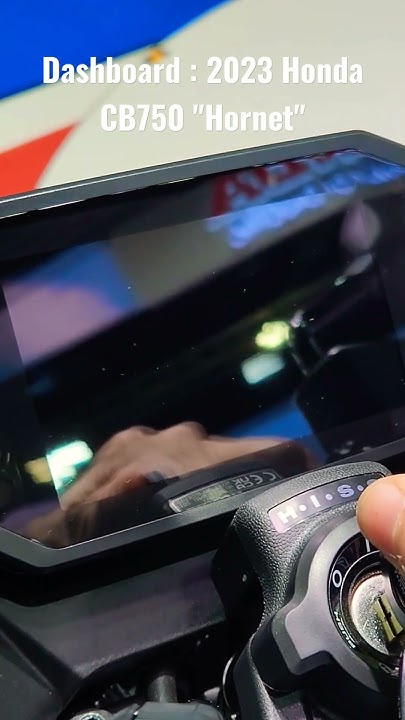 Dashboard power on : 2023 Honda CB750 Hornet #hondamotorcycles #cb750 #hornet - YouTube
