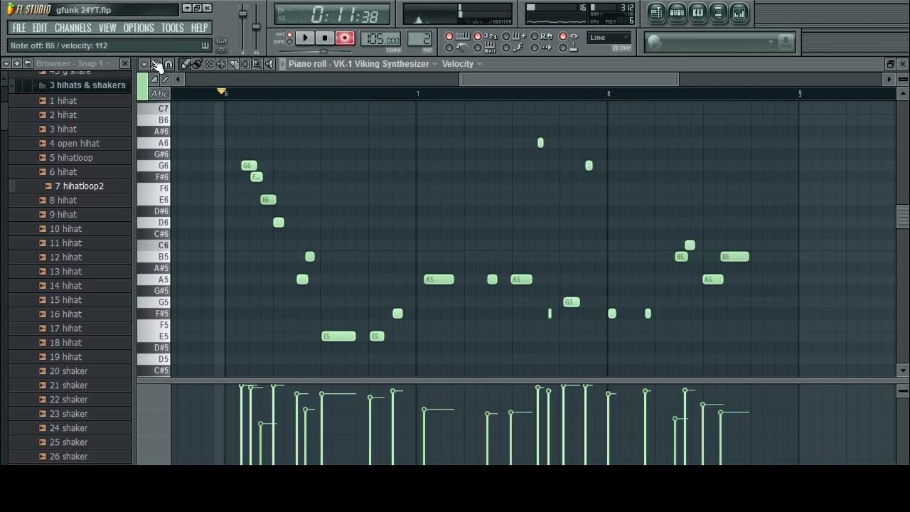 making a gfunk | westcoast beat in fl studio - YouTube